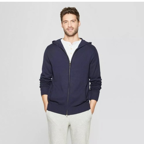 Goodfellow & Co | Jackets & Coats | Mens Goodfellow Co Navy Full Zip ...